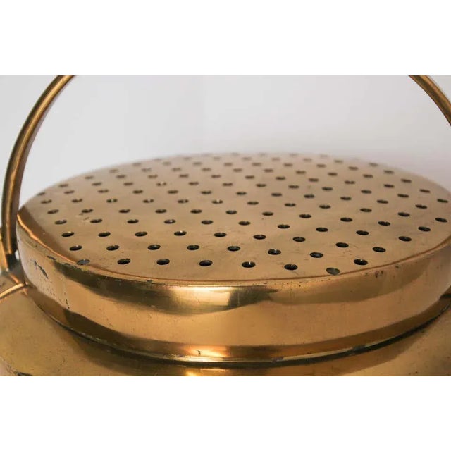 Vintage Brass Chinese Brazier | Chairish