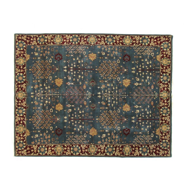 Indian Agra Rug-8'1" X 9'9" | Chairish