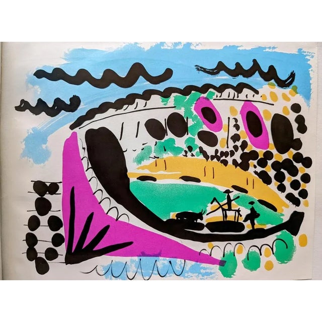 Pablo Picasso, People at Corida, Lithograph, 1966 | Chairish