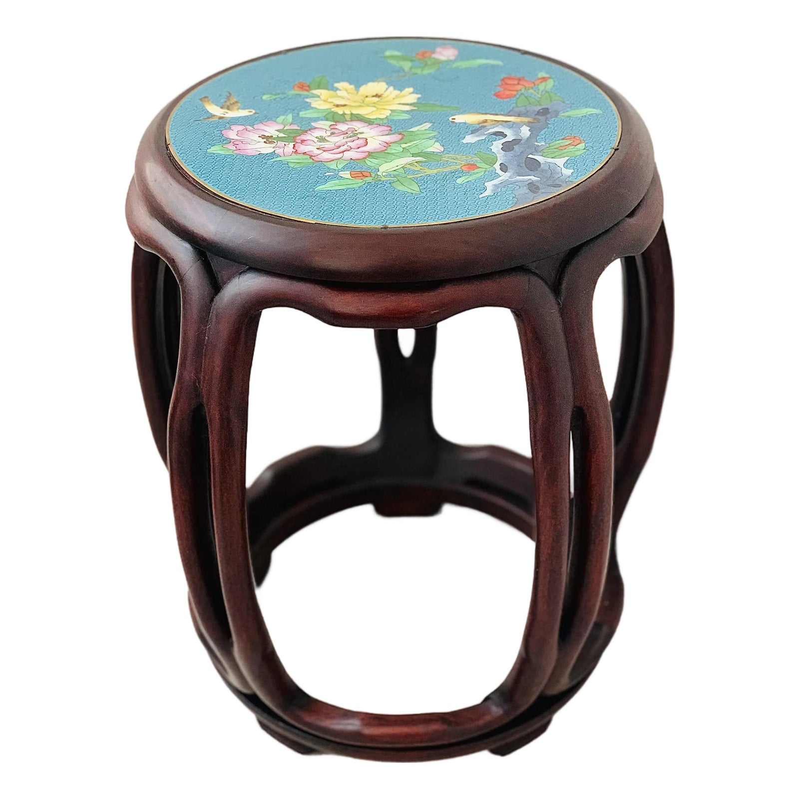 Late 20th Century Rosewood Chinese Incense Table With an Intricate ...