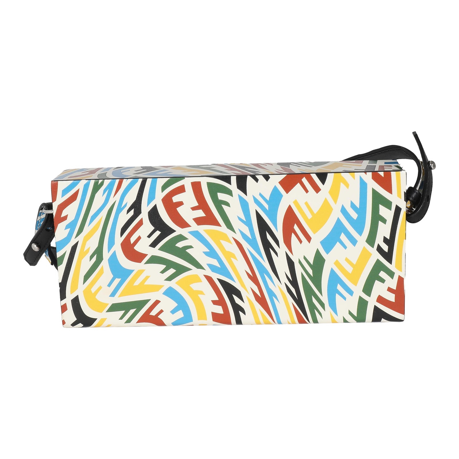 Fendi X Sarah Coleman Multicolor Vitello Vertigo Zucca Horizontal Box ...