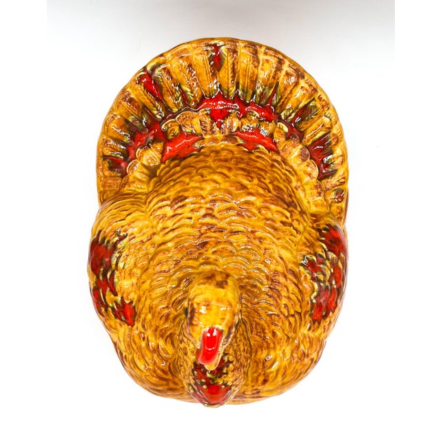 Vintage Ceramic Turkey Tureen/ Lidded Dish for Fall Thanksgiving | Chairish