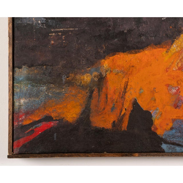 Piry Rame Vintage Mid Century Modern Abstract Expressionist Ethereal ...