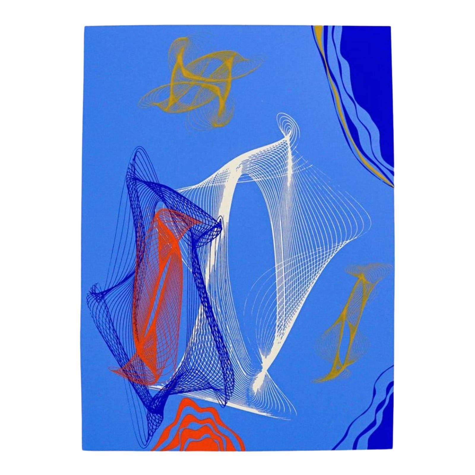 1980s Modern Abstract Serigraph | Chairish
