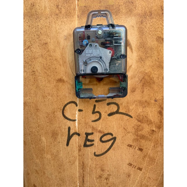 Mid Century Walnut Clock by Harris Strong | Chairish