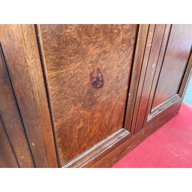 Alex Stuart Vintage Modern Inlaid Leather Mahogany Executive Desk ...