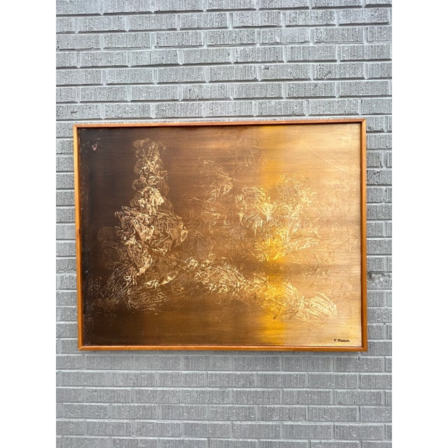Mid 20th Century Original Midcentury Modern 1963 Art | Chairish