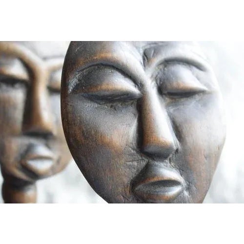 Large Akuaba Fertility Dolls from the Ashanti People of Ghana, Set of 2 ...