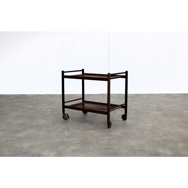 Vintage Serving Trolley in Teak, 1960s | Chairish