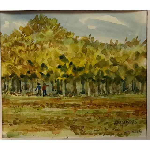 Original Expressionist Landscape Watercolor Painting by Bob Ragland ...