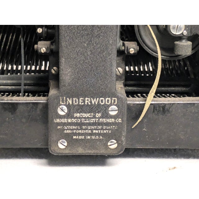 1938 Underwood Model 6 Typewriter | Chairish