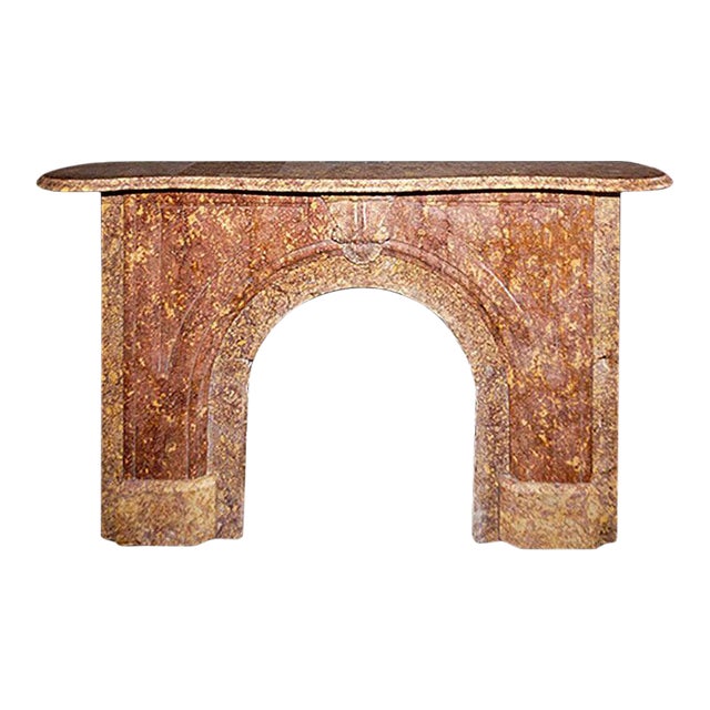 1860 Italianate Style Exotic Sienna and Brick Colored French Marble ...