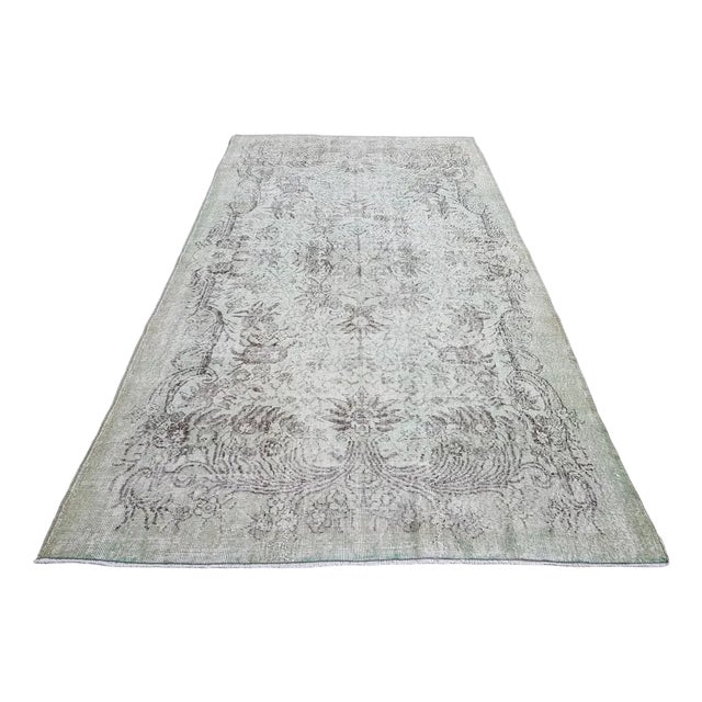 Large Vintage Overdyed Rug, 1960s | Chairish