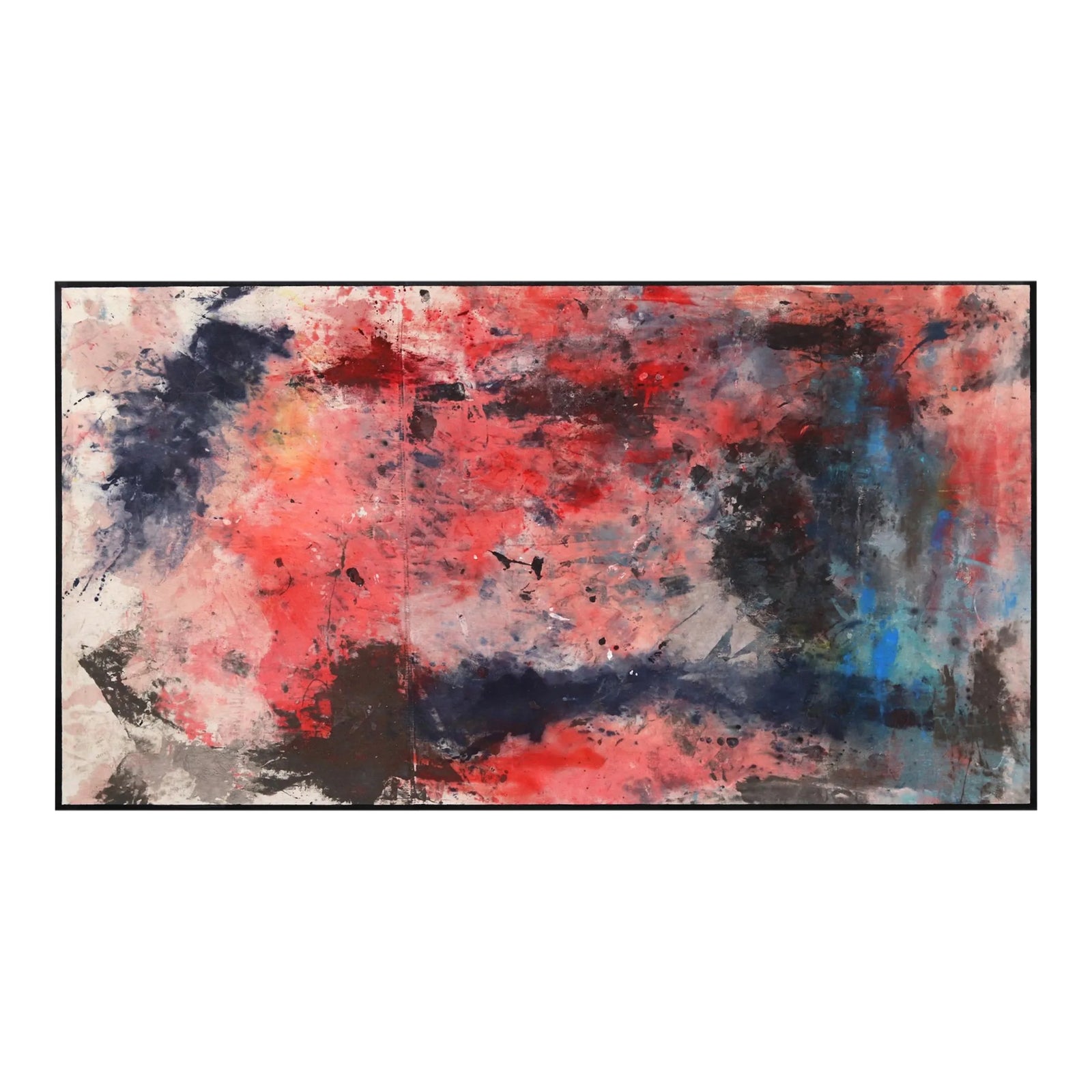 Large Oversized Canvas Painting "Synthesism I" Original Abstract ...