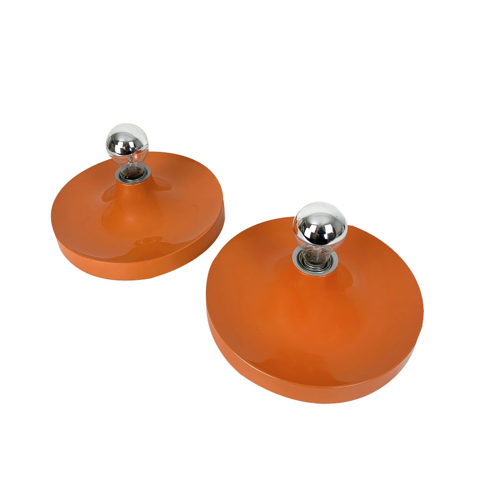 Mid-Century Space Age Wall Disc Light from Teka, Germany, 1960s, Set of ...