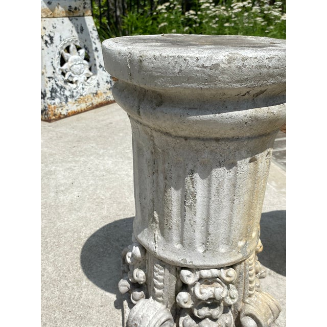 20th Century Italian Corinthian Style Capital Cast Stone Columns - Set ...