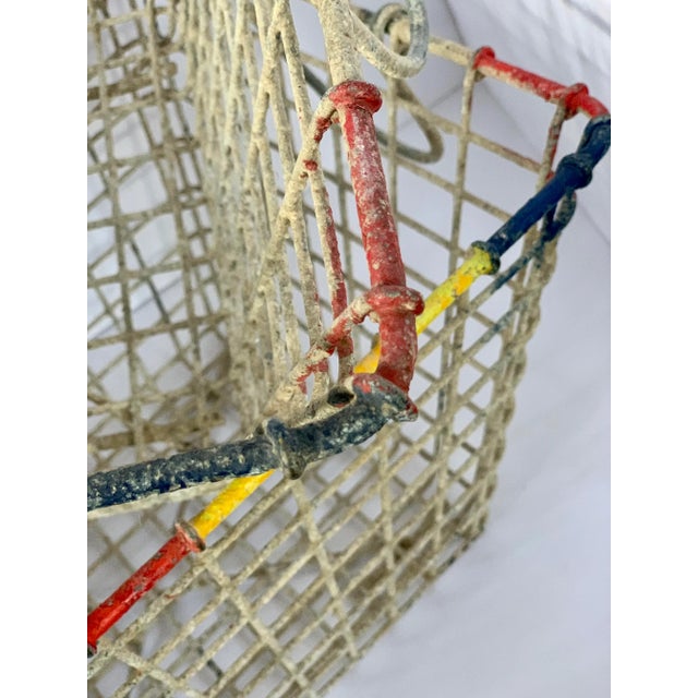 1930's Vintage French Wire Oyster Baskets Color Coded to Identify the ...