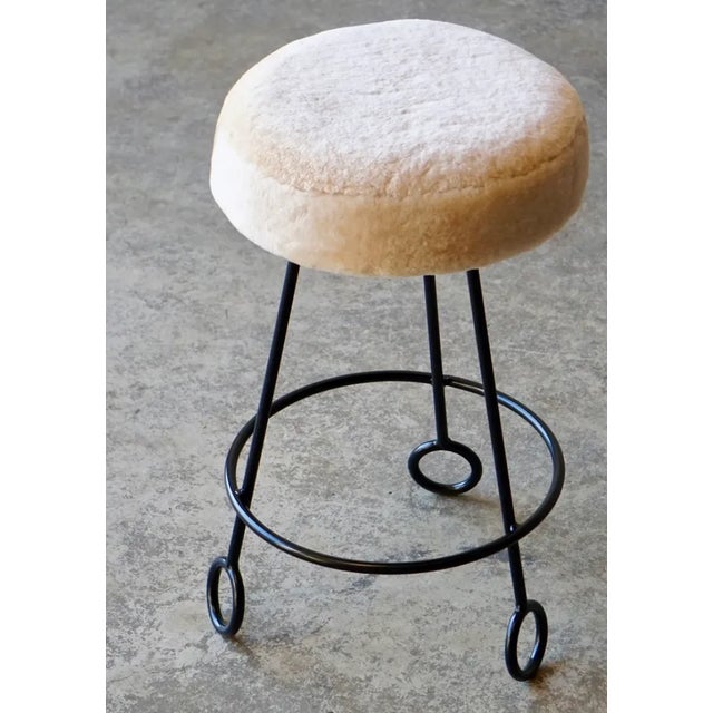 Jean Royere Style Counter Stools- Set of 4 | Chairish