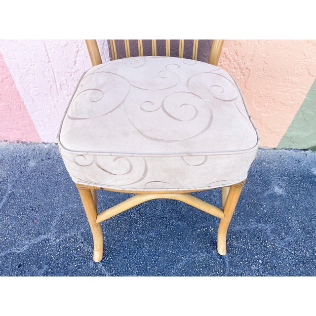 Palm Beach Regency Rattan Dining Set - Set of 5 | Chairish