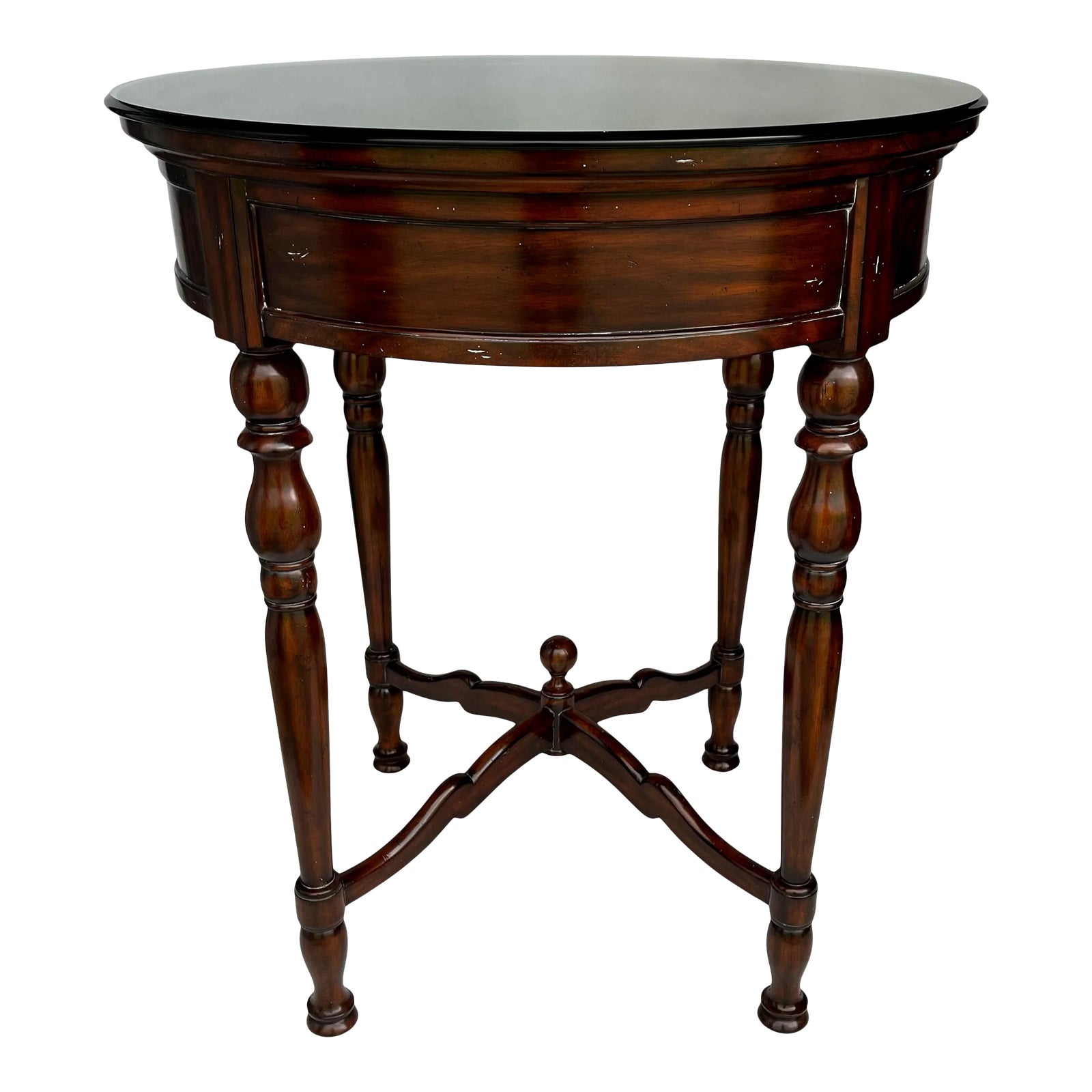 Maitland Smith Pub Game Room Mahogany Table | Chairish