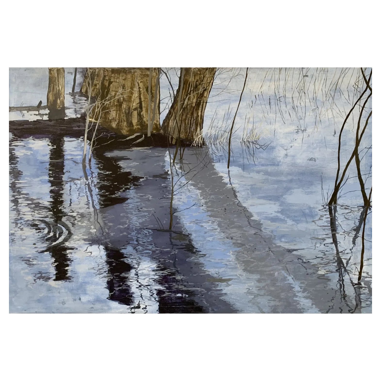 Izabela Kita, Immersed View, 2020, Acrylic on Canvas | Chairish