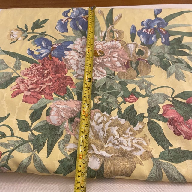 Vintage P Kaufmann Floral Bouquet Embossed Cotton Fabric- 9 Yards ...