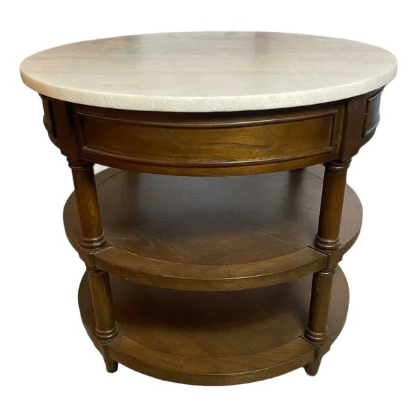 Round Lamp Table | Chairish