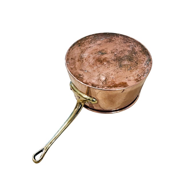 Early 20th Century Waldow Copper Double Boiler | Chairish