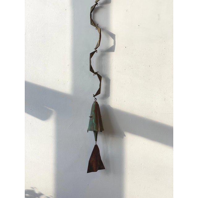 Rare Vintage Sand-Cast Bronze Paolo Soleri Wind Bell With Exaggerated ...