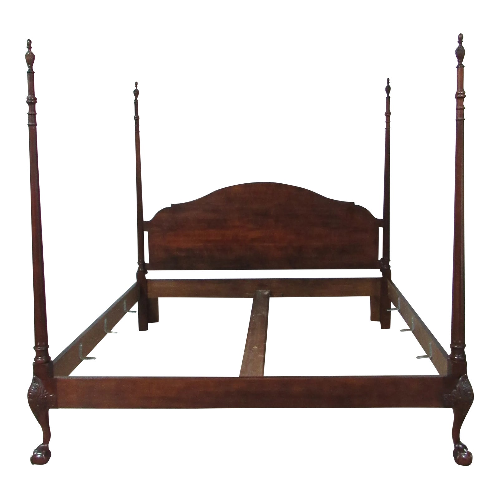 1980s Henredon Salem King Size Bed Designer Poster | Chairish