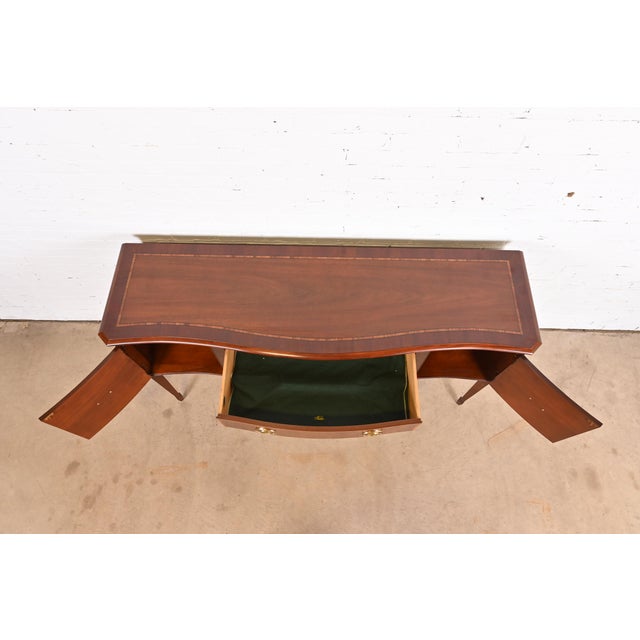 Baker Furniture Federal Inlaid Mahogany Sideboard Credenza | Chairish