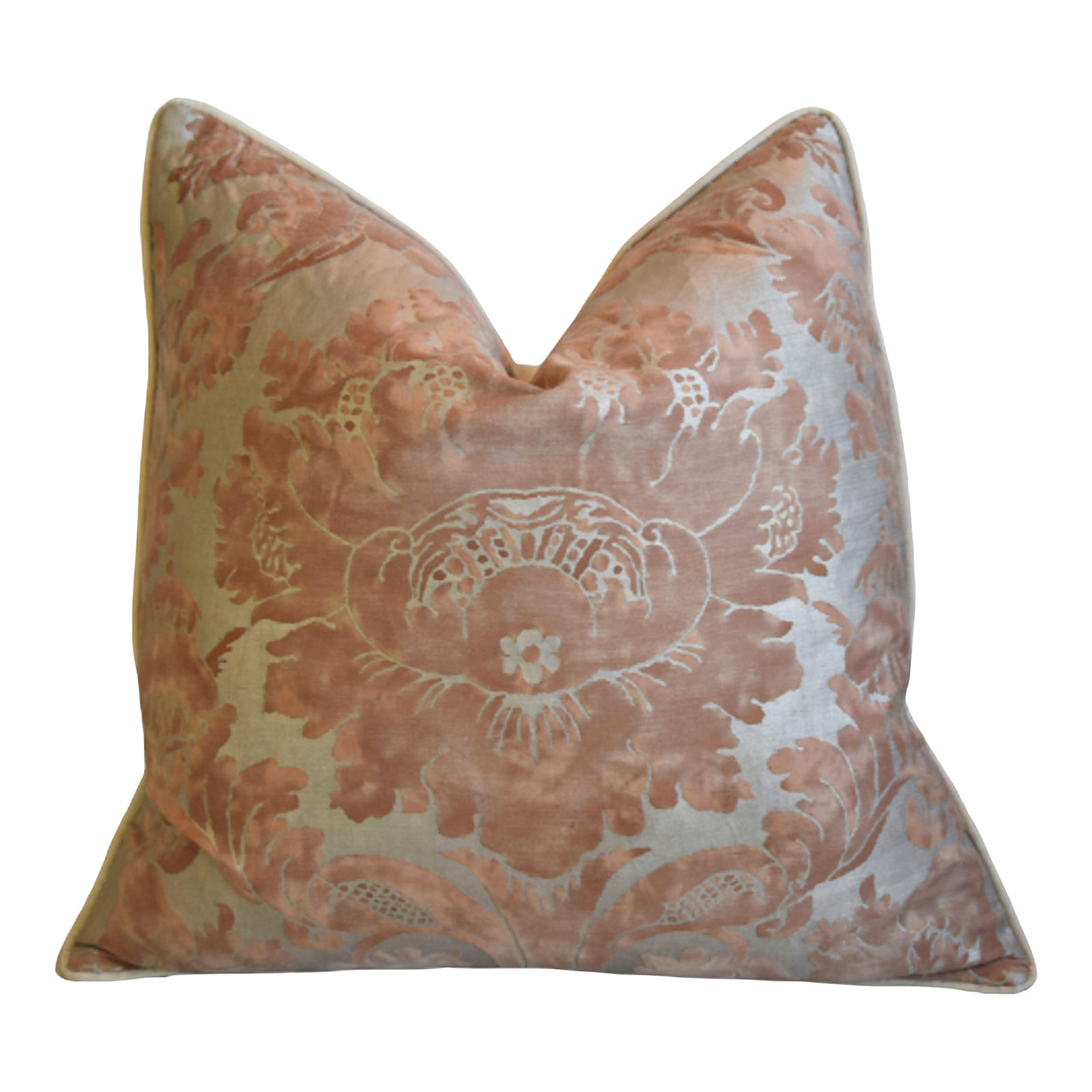 Mariano Fortuny Vivaldi Italian Floral Botanical Feather/Down Pillow 22 ...