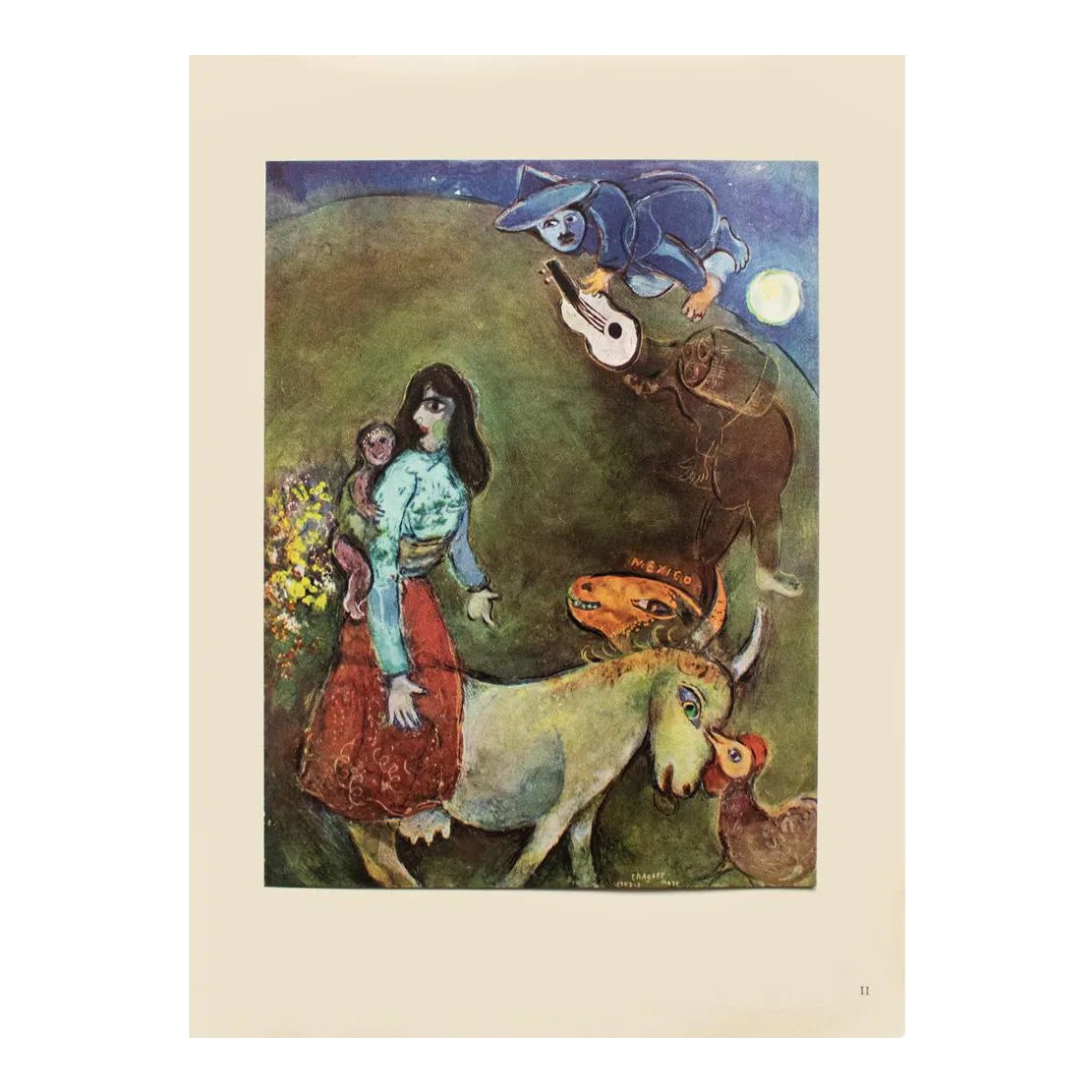1947 After Marc Chagall, "The Sleeping Guitar" First Edition Period ...