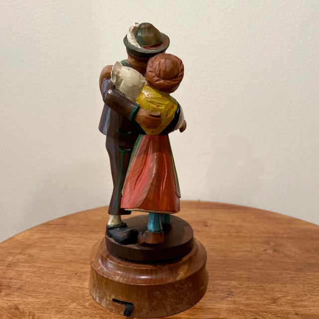 Vintage Dancing Couple Mapsa Hofbrauhaus Swiss Musical Movement Western ...