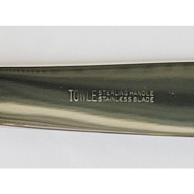 Towle Sterling Silver 8.5” Knife Old English Pattern | Chairish