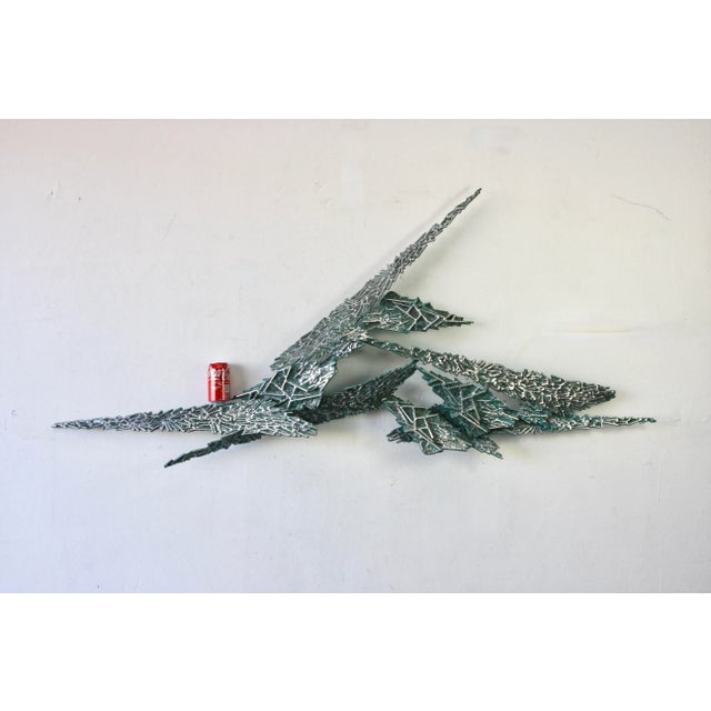 Postal Modern Curtis C. Jere Modern 1980’s Abstract Metal Wall ...