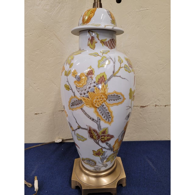 1950's Italian Porcelain Lamp by Marbro Lamp Co. | Chairish