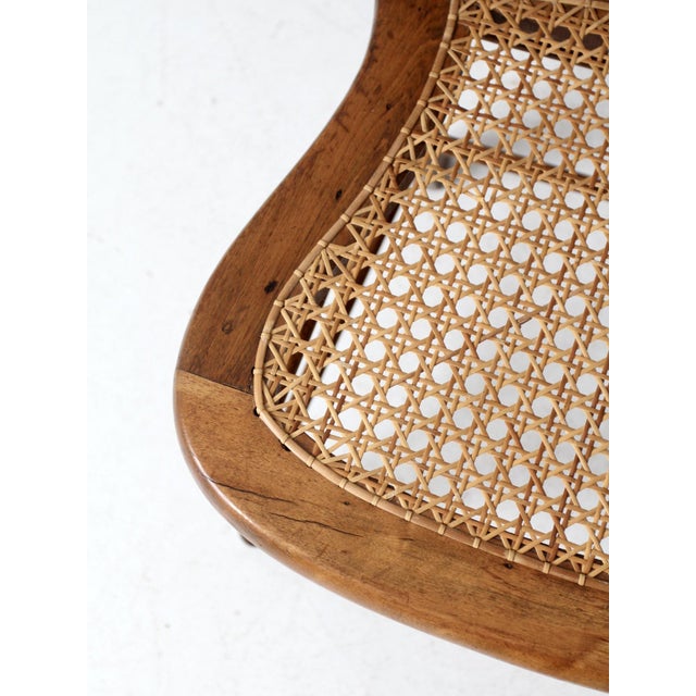 Vintage Cane Seat Chair | Chairish