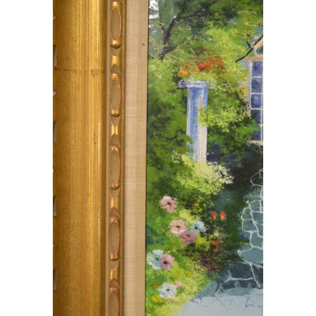 Parthesius Enamel on Copper Southern Belle Framed Painting | Chairish