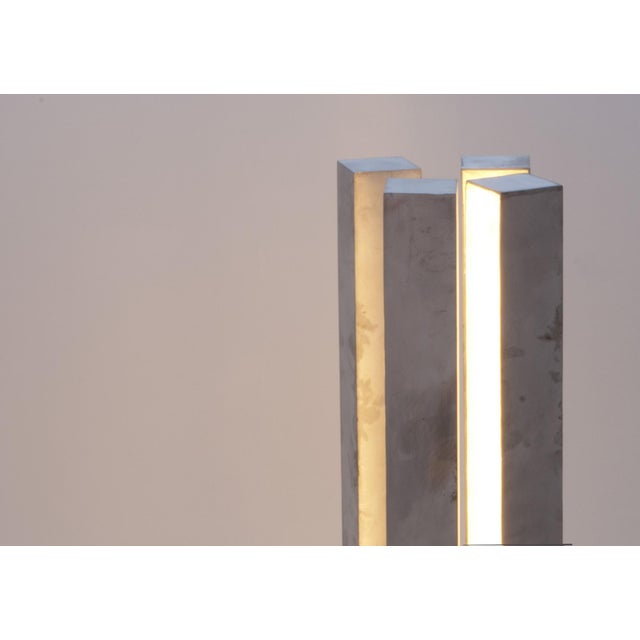 Rod-Block IV Aluminium Light Sculpture from early light | Chairish