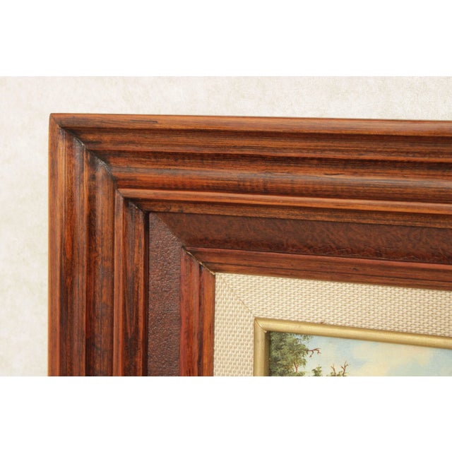 1980s Francisco Hurtado Esquivel Mexican Courtyard Original Painting ...