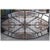 French Beaux-Arts Stained, Painted and Leaded Glass Oval Skylight ...