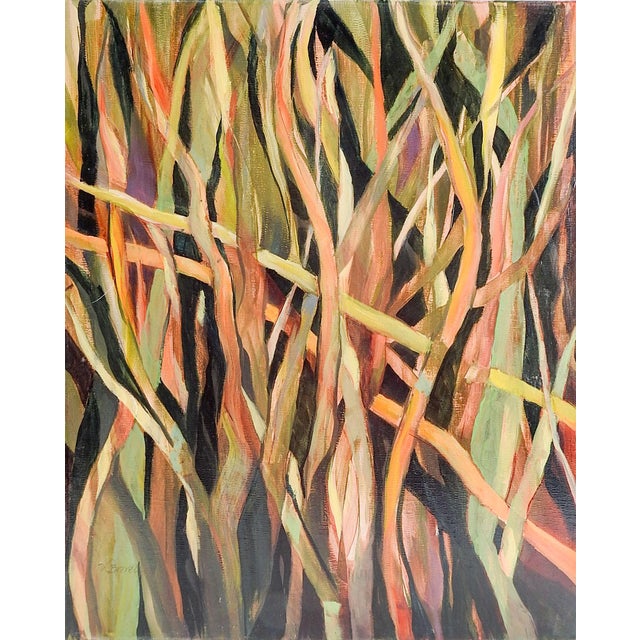 Mid 20th Century Abstract Field of Grass | Chairish