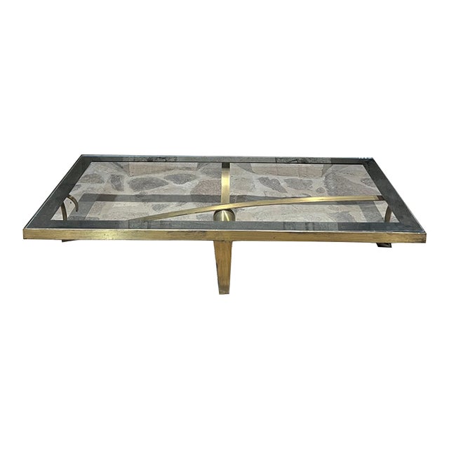 1950s Arturo Pani Modernism Bronze Coffee Table Mexico City | Chairish