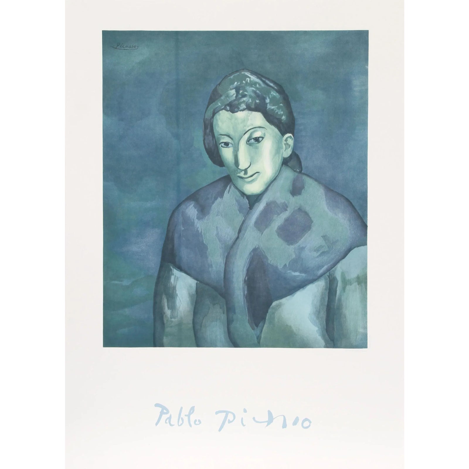 1980s "Buste de Femme" Lithograph After Pablo Picasso | Chairish