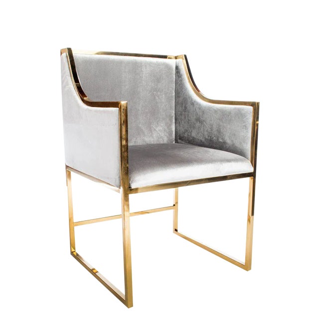 Erin Gold Dining Chair | Chairish