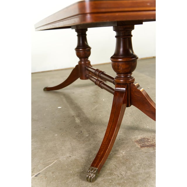Mersman Mahogany Coffee Table With Claw Feet | Chairish
