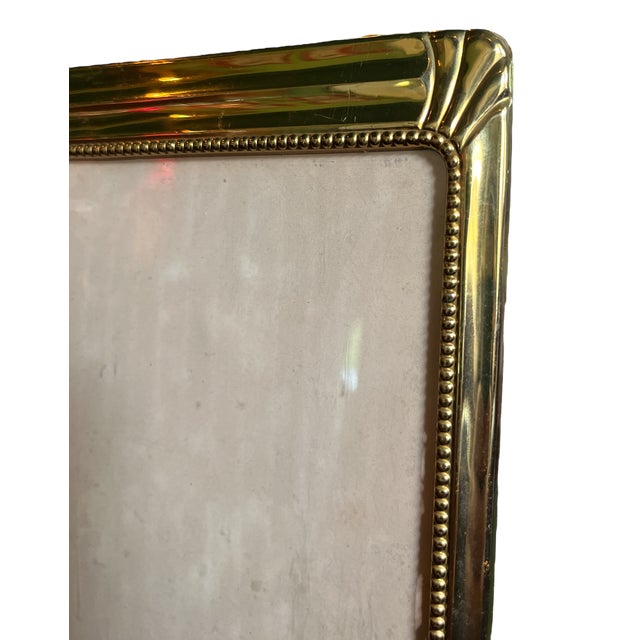 1940s Brass Classic Traditional Fluted With Beaded Boarder Detail ...