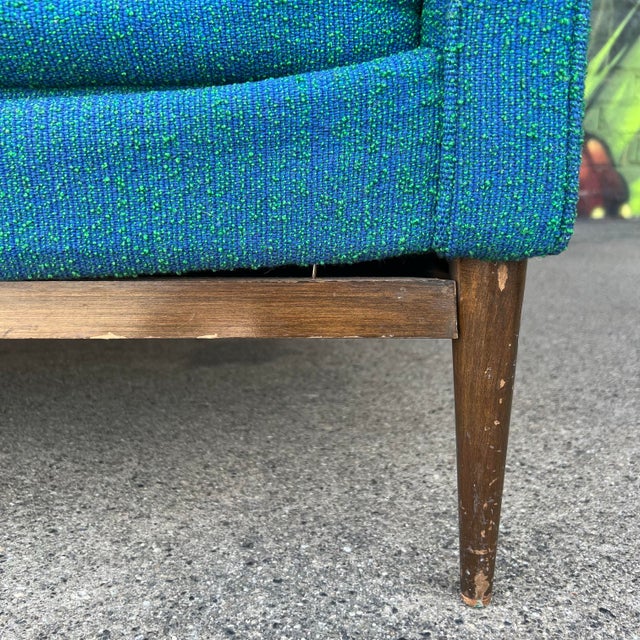 1950s Paul McCobb Wing Back Sofa Mid Century Modern | Chairish