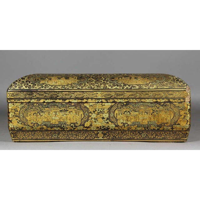 Chinese Export Lacquer Game Box | Chairish